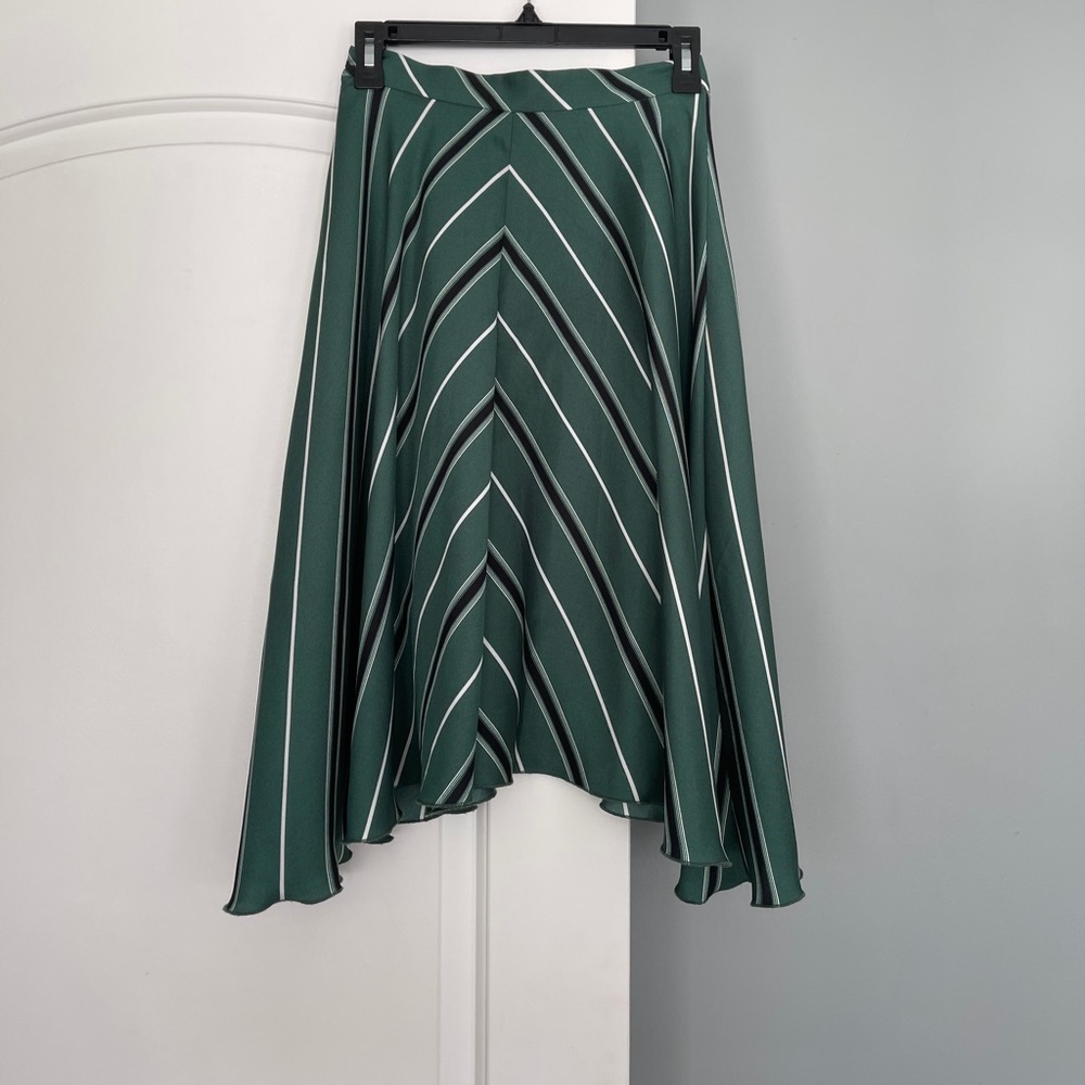 Stripped Green Skirt - Gem
